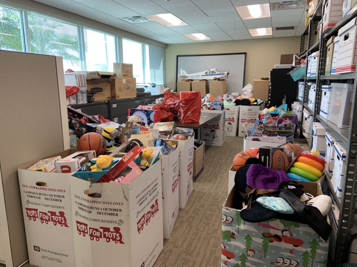 Successful Toys for Tots Toy Drive held at the Boca Raton Airport ...